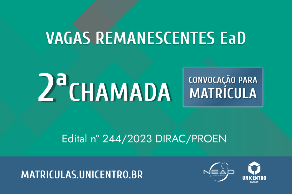 Divulgada 2ª chamada para vagas remanescentes em Letras e Gestão ...